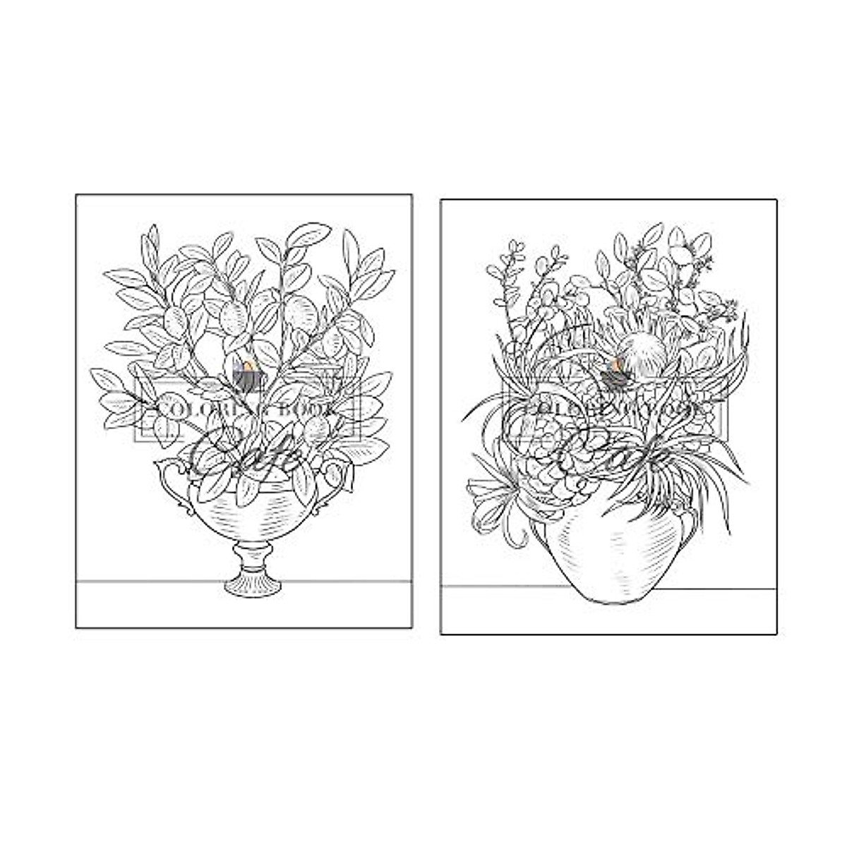 Winter Florals Coloring Book: An Adult Coloring Book Featuring Winter Floral Arrangements, Beautiful Holiday Bouquets and Exquisite Christmas Flowers