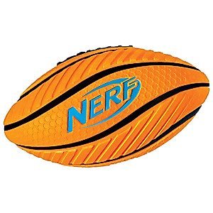Nerf Kids Foam Football - Spiral Grip Mini Soft Foam Football for Kids - Easy Grip Junior Football - 8.5"