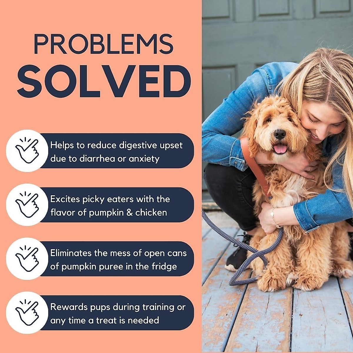 Nutrakins Pumpkin Topper for Dogs - Freeze Dried Dog Treats & Toppers, Raw Flavor Mixers for Meals, Healthy for Picky Eaters, Natural Real Chicken & Wholesome Protein Add Ins, Digestive Health