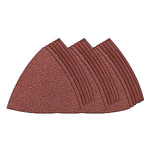 Dremel MM80W 18-Pack Oscillating Sanding Pads, Includes 60, 120, 240 Grit Sanding Triangles, Use on Softwood, Hardwood and Plastics