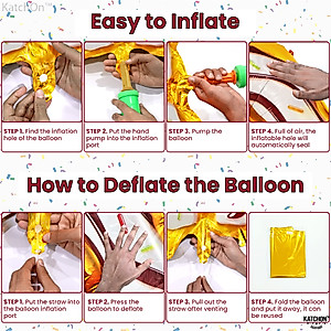 KatchOn, Giant Donut Number 7 Balloon - 40 Inch | 7 Birthday Balloon for Donut Party Decorations | 7 Balloon Number | Donut Balloons for Birthday Party | Seven Balloon for Donut Birthday Decorations