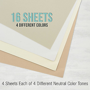 U.S. Art Supply 9" x 12" Premium Pastel Paper Pad, 80 Pound (180gsm), Assorted Natural Tone Paper Colors, Pad of 16-Sheets (Pack of 2 Pads)