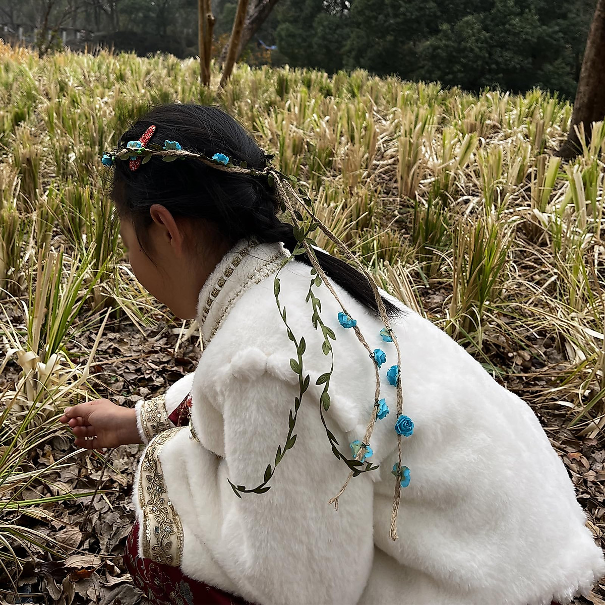 HOPEANT 5PCS Multicolor Flower Crown Floral Wreath Headbands Garland Headbands