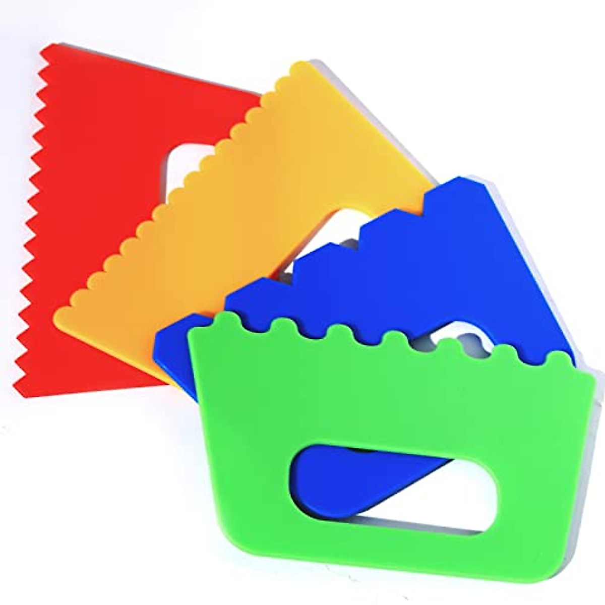 Plastic Scrapers, Scraper Sculpture Tool Pottery Tools Paint Scrapers Tools, Pack of 4