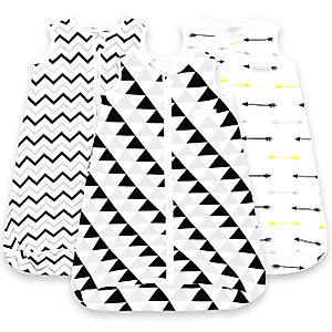 Baby Sleeping Bag Sack – Infant Sleeping Bags 18-24 Months – 3 Pack - Cotton Wearable Blanket Baby Sleep Bag – Unisex Zip Up Baby Bag for Sleeping for Boys & Girls – Breathable Bag Sleepers for Babies