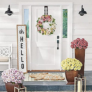 Bunny Shaped Door Mat, Easter Bunny Cotton Rug Rabbit Floor Mats Non Slip Area Rug for Bedroom Living Room Home Decor, 29.52''x39.37''