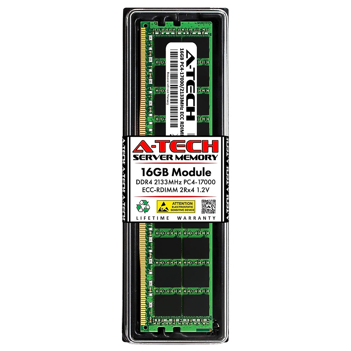 A-Tech 16GB RAM Replacement for Samsung M393A2G40DB0-CPB | DDR4 2133MHz PC4-17000 2Rx4 1.2V ECC RDIMM Registered 288-Pin DIMM Memory Module