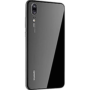 Huawei P20 EML-L09 128GB 4GB RAM, Dual SIM LTE, 5.8", Full HD+ Display -Dual Camera 20 MP +12 MP, GSM Unlocked International Model, No Warranty (Black)
