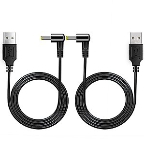 2 Packs USB DC Cables for Panasonic K2GHYYS00002 HD Camcorder, Ideal Power Supply Replacement Charger Charging Cords for HC-V180K HC-V380K HC-V770 HC-VX870 HC-WX970 HC-WXF991