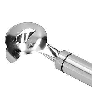 Fdit Kitchen Noodle Knife, Noodle Knife Sturdy Slotted Design Small for Kitchen for Home for Chopping Vegetables for Cutting Dough(Left hand)