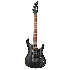 Ibanez S570AH Standard 6-String Electric Guitar (Silver Wave Black, Right-Handed)