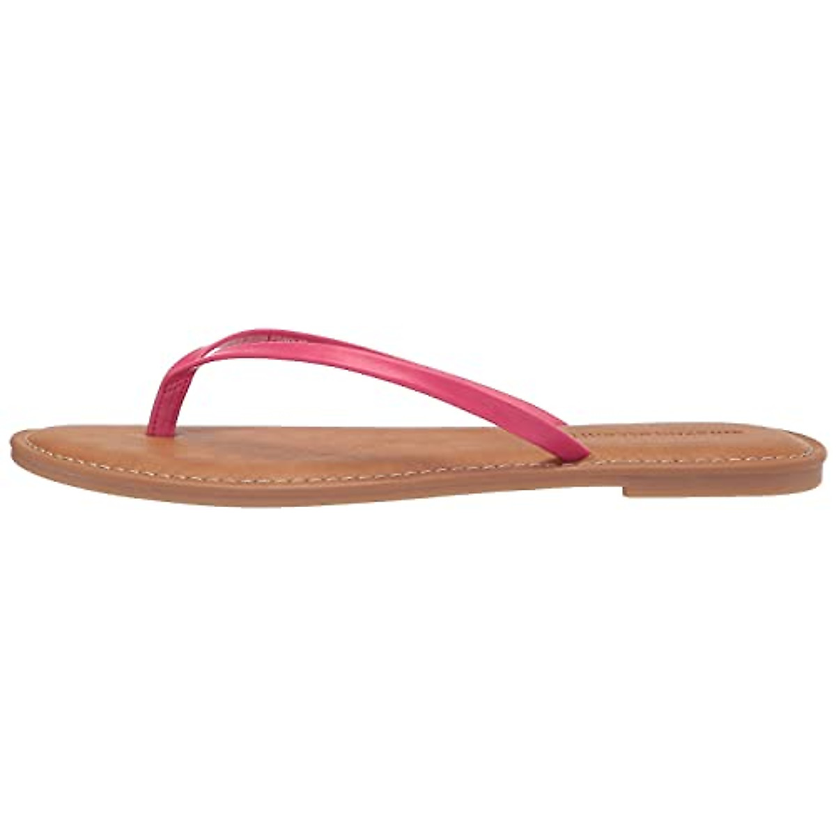 Amazon Essentials Women's Thong Sandal, Bright Pink, 7