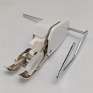 HONEYSEW Open Toe Walking Foot W/Guide for Brother Sewing Machine Quilting and Sewing Stitch Through Multiple Layers