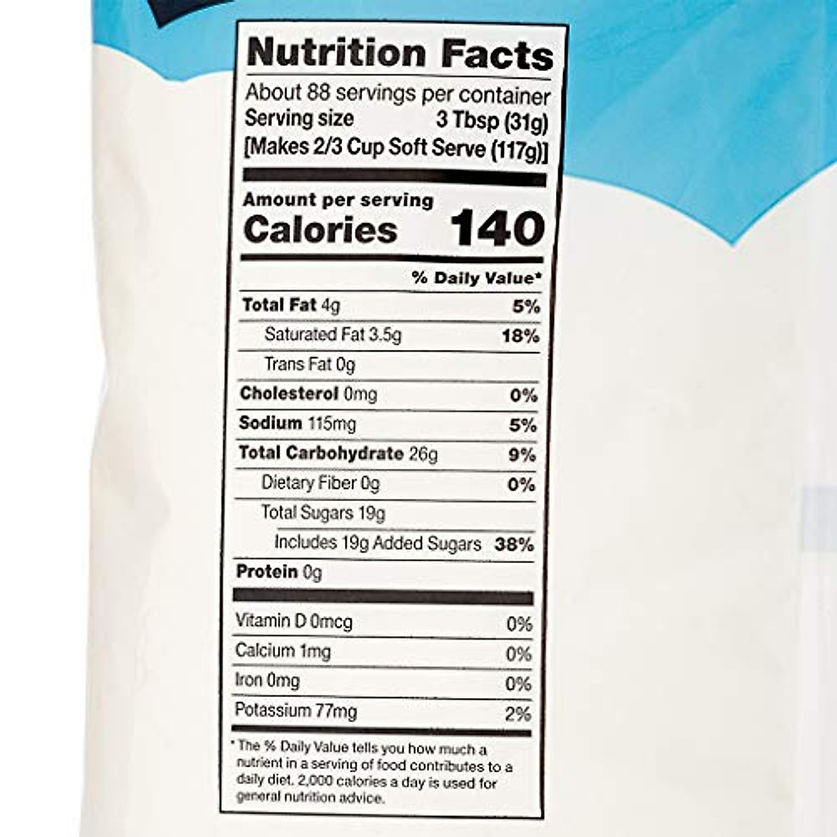 Frostline Vanilla Soft Serve Ice Cream Mix, 96 Ounce (Pack of 1), (cb2849)