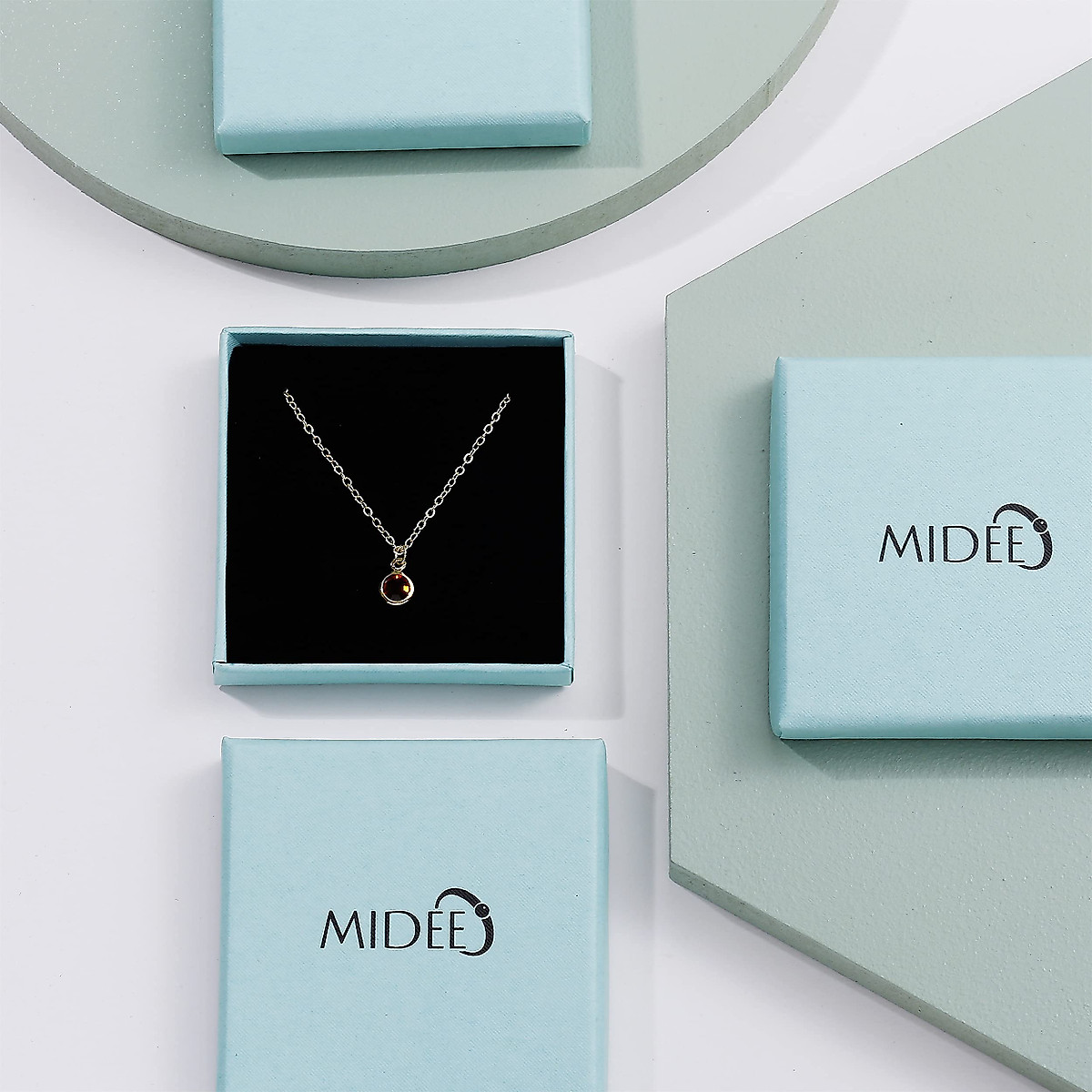 MIDEEO Dainty Pearl Necklaces for Women 14K Silver Plated Pearl Necklaces Pearl Chain Necklace Exquisite Choker Jewelry Gifts