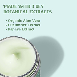 Skin Kitten Moisturizing After Shave Ingrown Hair Treatment for Bikini Hair - After Waxing Care with Aloe Vera & Cucumber - Razor Burn Treatment for Women (2.5oz)