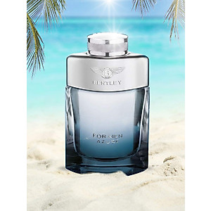 Bentley for Men Azure Eau De Toilette Spray, 3.4 Ounce
