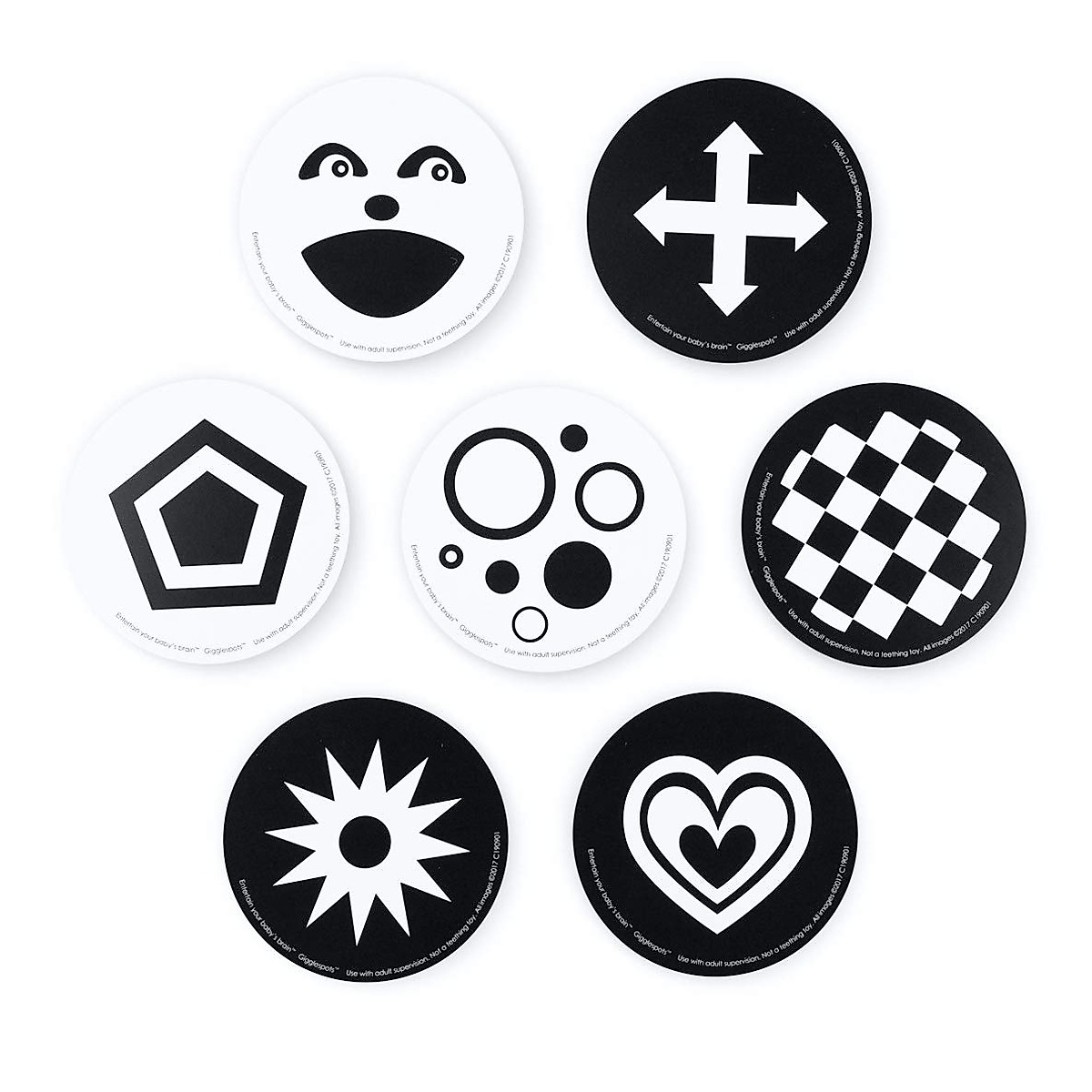 Gigglespots: Black and White Baby Flashcards (Cards for Babies, Classic)