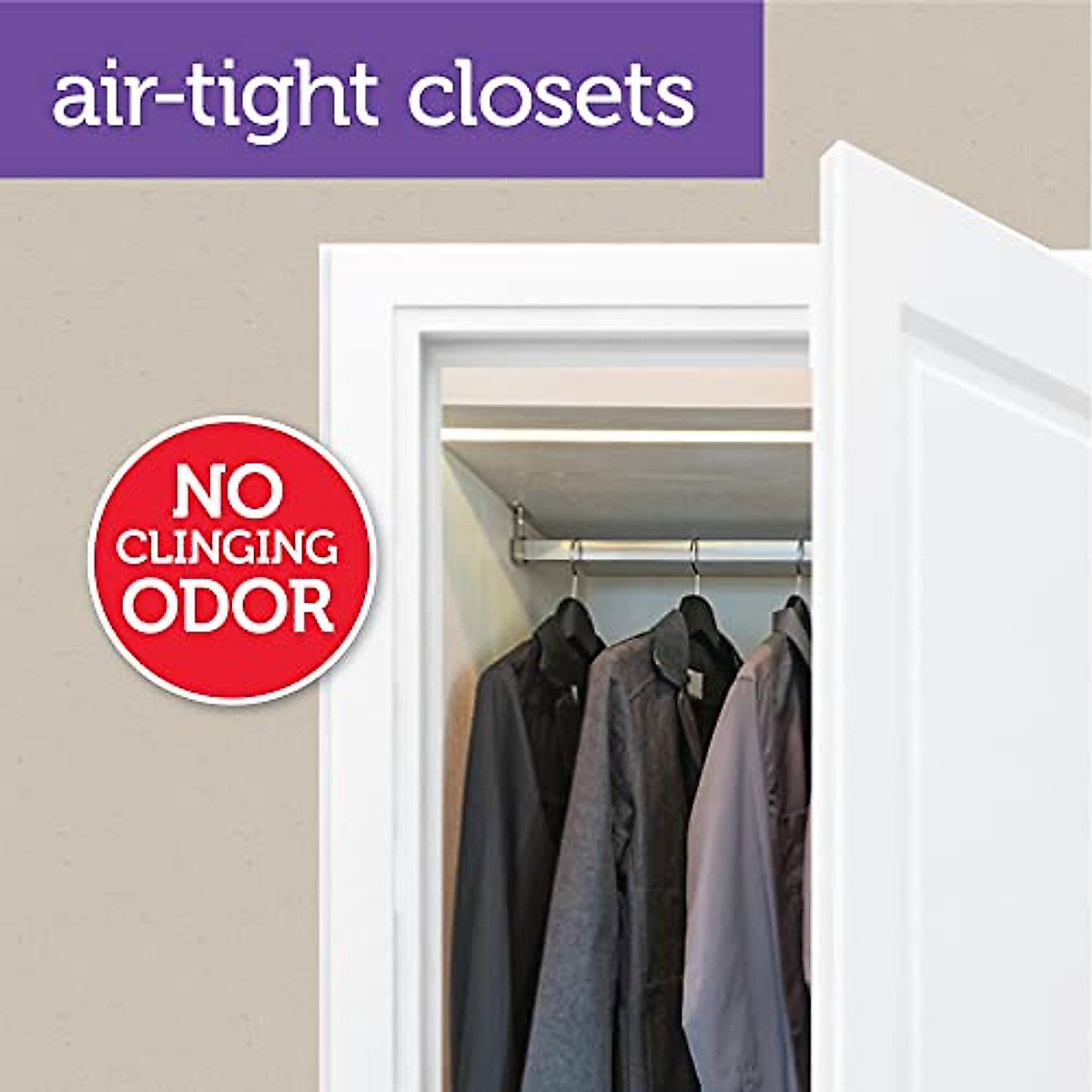 Enoz Lavender Scented Moth Bar, Kills Clothes Moths, Carpet Beetles, Eggs and Larvae, 6 oz Bar (Pack of 6)