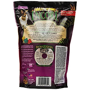 F.M. Brown'S Encore Premium Rabbit Pet Food, 2-Pound