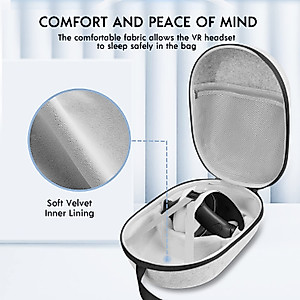 sarlar Hard Carrying Case Compatible with Playstation VR2 Gaming Headset and Touch Controllers Accessories, PS VR2 Portable Case Suitable for Travel and Home Storage