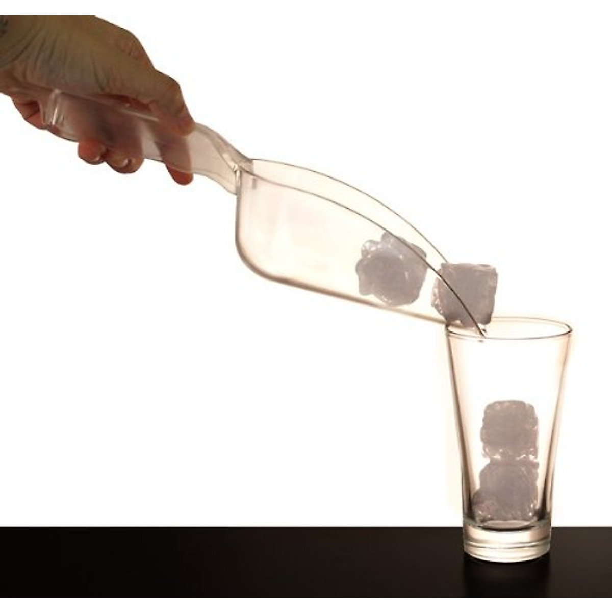 BarConic 24oz. Clear Polycarbonate Ice Scoop