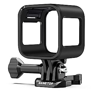 Sametop Frame Mount Housing Case Compatible with GoPro Hero 5 Session, Hero 4 Session, Hero Session Cameras