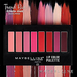 Maybelline Lip Studio Lip Color Palette, 0.14 oz.