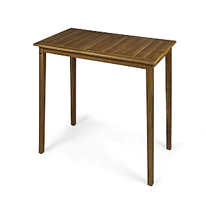 Christopher Knight Home Polaris Bar Table, Teak Finish