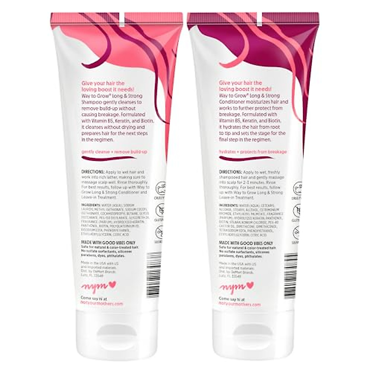 Not Your Mother's Way to Grow Shampoo and Conditioner (2-Pack) - 8 fl oz - Ideal for All Hair Types - Helps Cleanse, Moisturize, and Hydrate Dry Hair and Damaged Hair