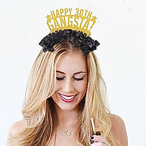 Happy 30th Birthday Party Tiara - Adult Theme Party Hat,Funny Thirty Birthday Gift for her,Milestone Birthda,Party Decor for 30