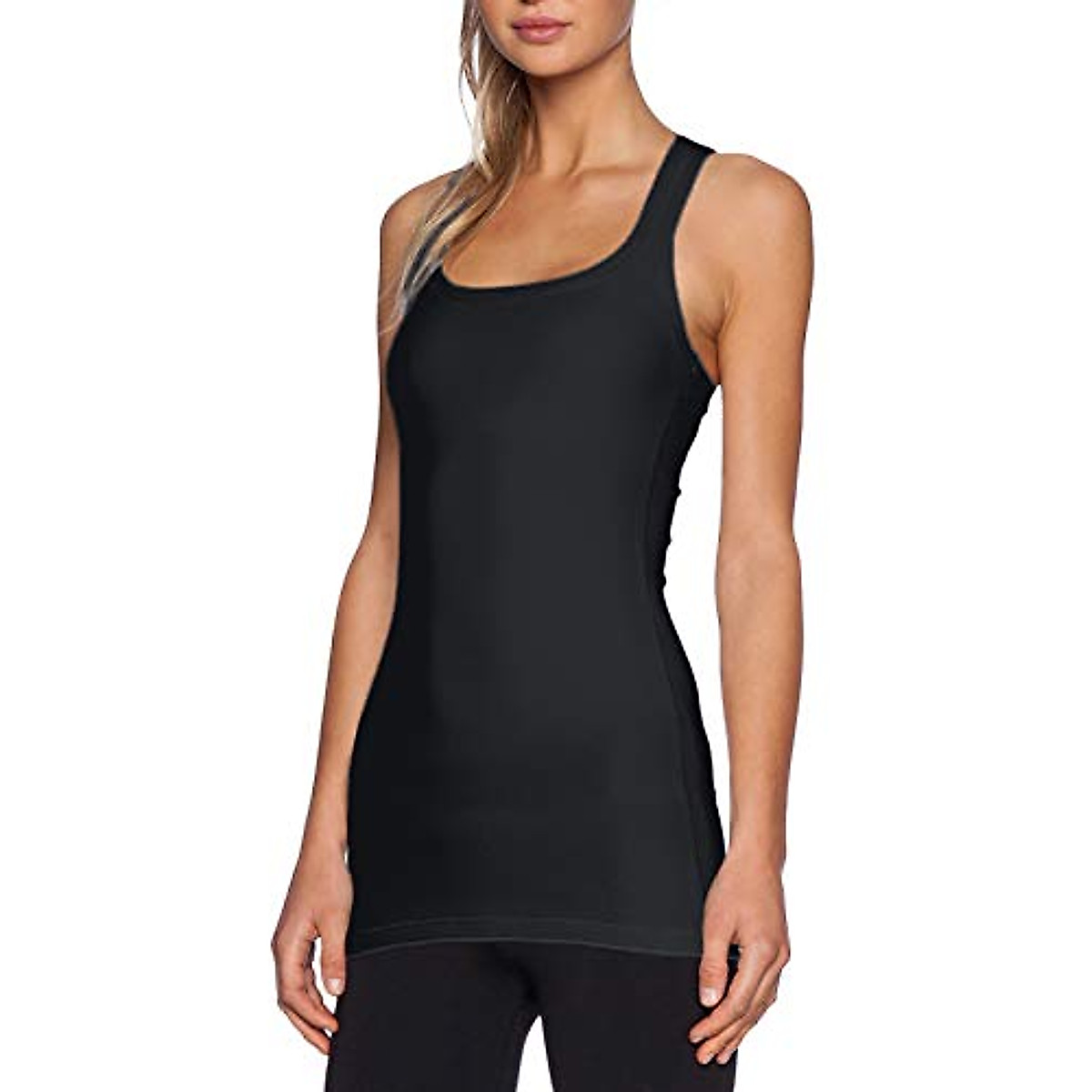 TAIPOVE Long Tank Tops for Women Cotton Layering Racerback Extra Long Camisole Activewear 3packs