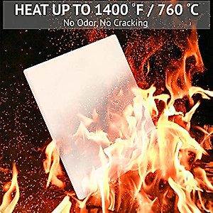 Waykea 10”x10.4”x0.5” Pizza Stone for Toaster Oven | Rectangular Cordierite Grilling Stone Bread Baking Stone for Grill, Oven