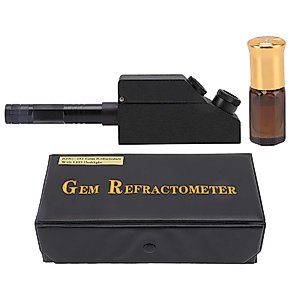Arsor Jewelry Refractometer, 1.30 to 1.81 Professional Gemstone ldentification Gemological Gemstone Gem Refractometer Portable Jeweler Tester Tool for Measuring The Refractive Index Jewelry