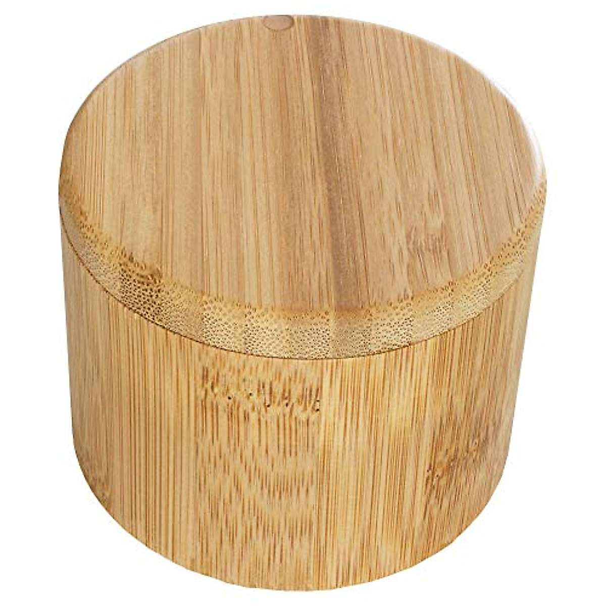 Totally Bamboo Salt Cellar Bamboo Storage Box with Magnetic Swivel Lid, 6 Ounce Capacity
