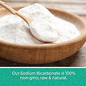 Sodium Bicarbonate 2lb, Baking Soda for Cleaning and Baking, Aluminum Free Baking Soda for Pool, Bicarbonate of Soda, Pure Baking Soda Powder, Bulk Baking Soda Food Grade, Sodium Bicarbonate Powder
