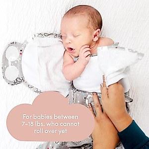 SleepingBaby Zippy Swaddle - Baby Swaddle Blankets with Convenient Bottom Zipper - Goodnight Moon - Medium/Large - 2 Pack