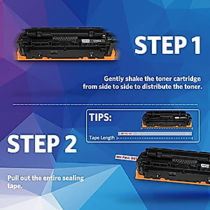 INK E-SALE Compatible Toner Cartridge Replacement for HP 410A 410X CF410A CF411A CF412A CF413A Toner 4PK Set for HP Color LaserJet Pro M452dn M452dw M452nw MFP M477fdw M477fnw M477fdn M377dw Printer