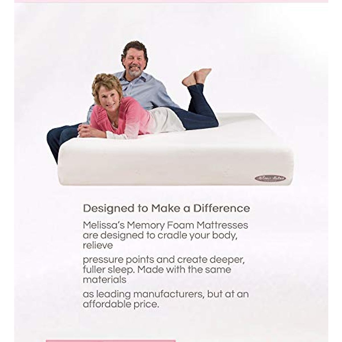 Melissa's Cool Gel Memory Foam Mattress