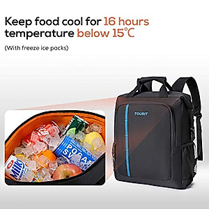 TOURIT 42 Cans Backpack Cooler Leakproof Large Capacity Insulated Backpack