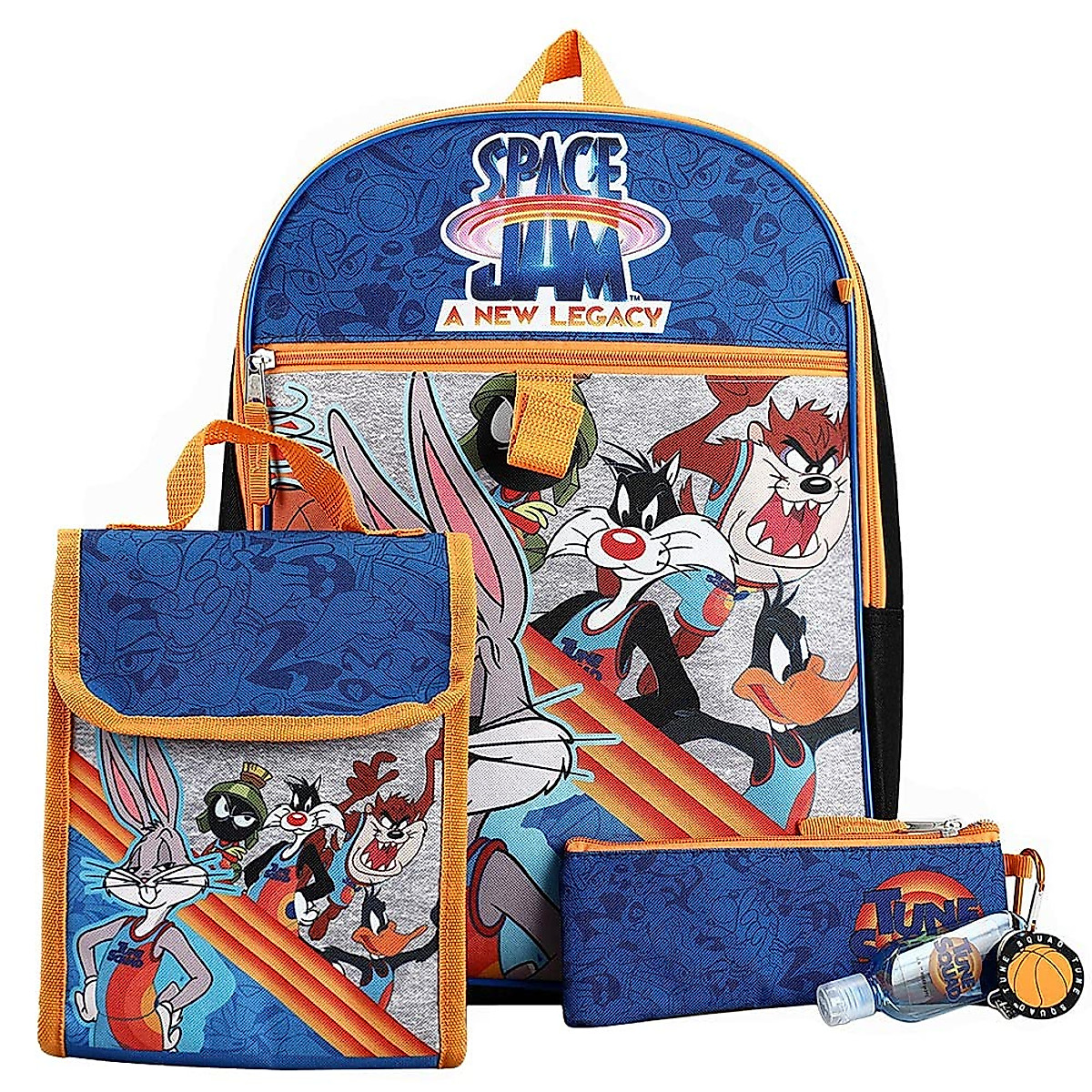 Space Jam 5pc Backpack and Lunchbag Set