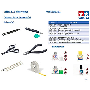 q4you Tamiya 35033 British SAS Off Road Car, Model Kit
