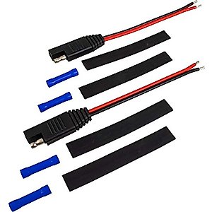 Sea-Lect Designs SAE 14 AWG Power Cable Plug Kit (2-Pack)