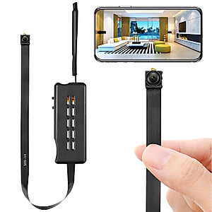GooSpy Spy Camera Module Wireless Hidden Camera WiFi Mini Cam HD 1080P DIY Tiny Cams Small Nanny Cameras Home Security Live Streaming Through Android/iOS App Motion Detection Alerts