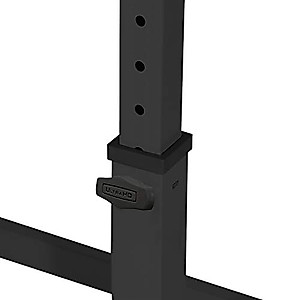 Seville Classics UltraHD Heavy Duty Height Adjustable Workbench Table w/ Solid Wood Top, 1000 lbs. Weight Capacity Workstation for Garage, Warehouse, Workshop, Satin Graphite, 48" W x 24" D Desktop