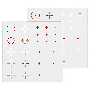 Cosmos 50 Pcs Games Fast Scope Monitor Decal No Scope TV Decal Aim Sight Assist Shooting Target Stickers Decals for FPS Video Games TV Monitor and Mobile Phone