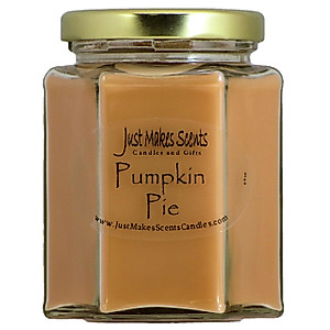Pumpkin Pie Scented Blended Soy Candle | Hand Poured Fall Fragrance Candles | Made in The USA by Just Makes Scents