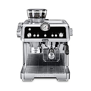 De'Longhi La Specialista Espresso Machine with Sensor Grinder, Dual Heating System, Advanced Latte System & Hot Water Spout for Americano Coffee or Tea, Stainless Steel, EC9335M, 1.3 liters