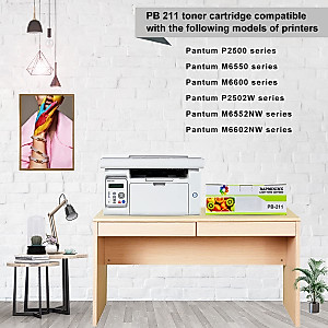 RapmininK Replacement for Pantum PB-211 PB-211EV Compatible Toner Cartridge for Pantum M6602NW P2500W P2502W M6550NW M6600NW M6552NW Series Printer-1Pack
