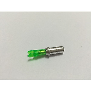 JIEXI HWYP Large Groove Pin Arrow Nocks Aluminum Arrow Nock Adapter Connector for ID 6.2 mm Arrow Pack of 50 (Nocks+Adapters)